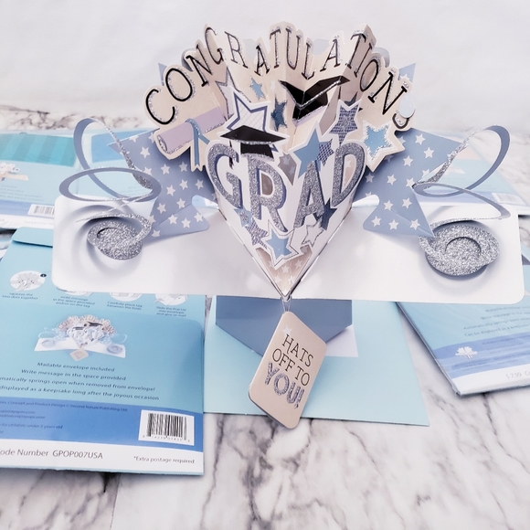 dandee | Party Supplies | Grad Lot Of 7 Popups Cards Llama Singing ...